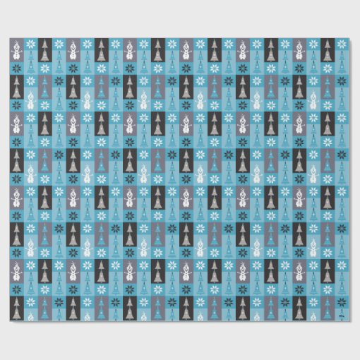 Olaf | Let the Holiday's Begin Pattern Wrapping Paper | Zazzle