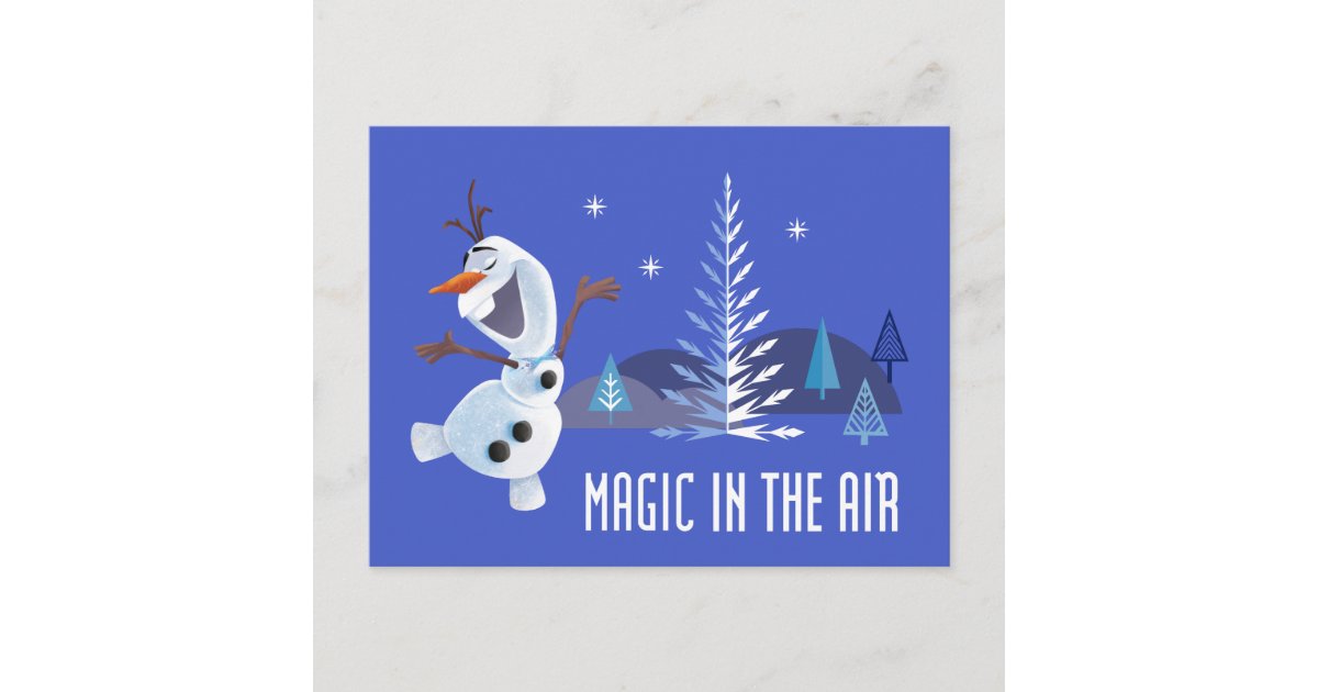 Olaf | Magic in the Air Postcard | Zazzle