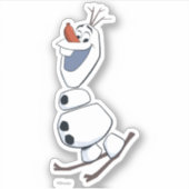Olaf Skiing Sticker | Zazzle