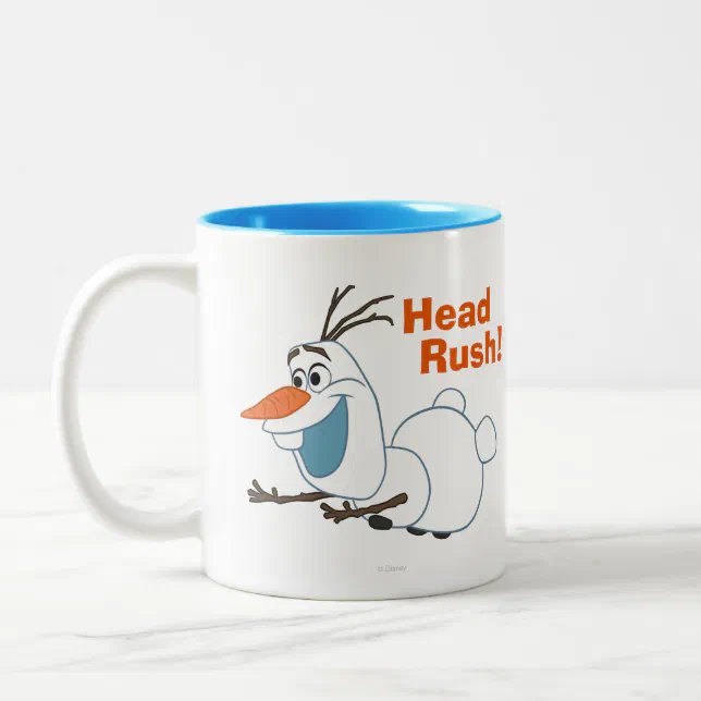 Olaf | Sliding Two-Tone Coffee Mug | Zazzle