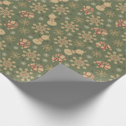 Olaf | Snowflakes and Magic Pattern Wrapping Paper | Zazzle