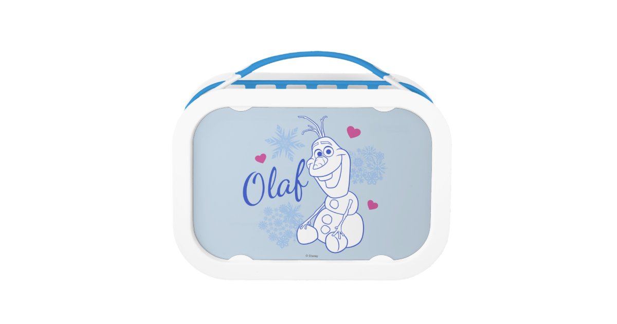 Olaf | Snowflakes Lunch Box | Zazzle