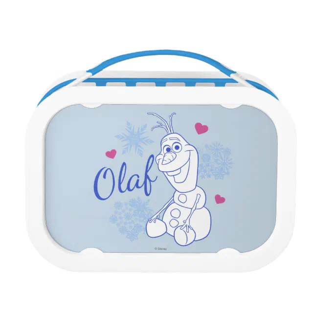 Olaf | Snowflakes Lunch Box | Zazzle