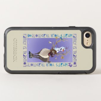 Olaf & Sven | Family is Tradition Otterbox iPhone Case | Zazzle