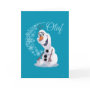 Olaf | Wave of Snowflakes Card | Zazzle