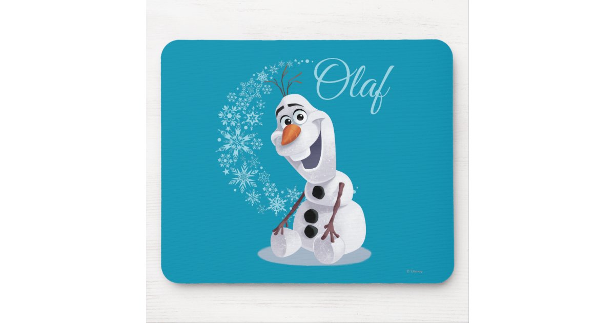 Olaf | Wave of Snowflakes Mouse Pad | Zazzle