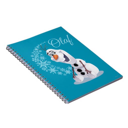Olaf | Wave of Snowflakes Notebook | Zazzle
