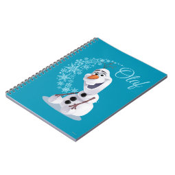 Olaf | Wave of Snowflakes Notebook | Zazzle