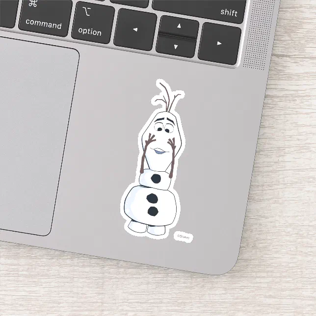 Olaf With No Nose Sticker | Zazzle