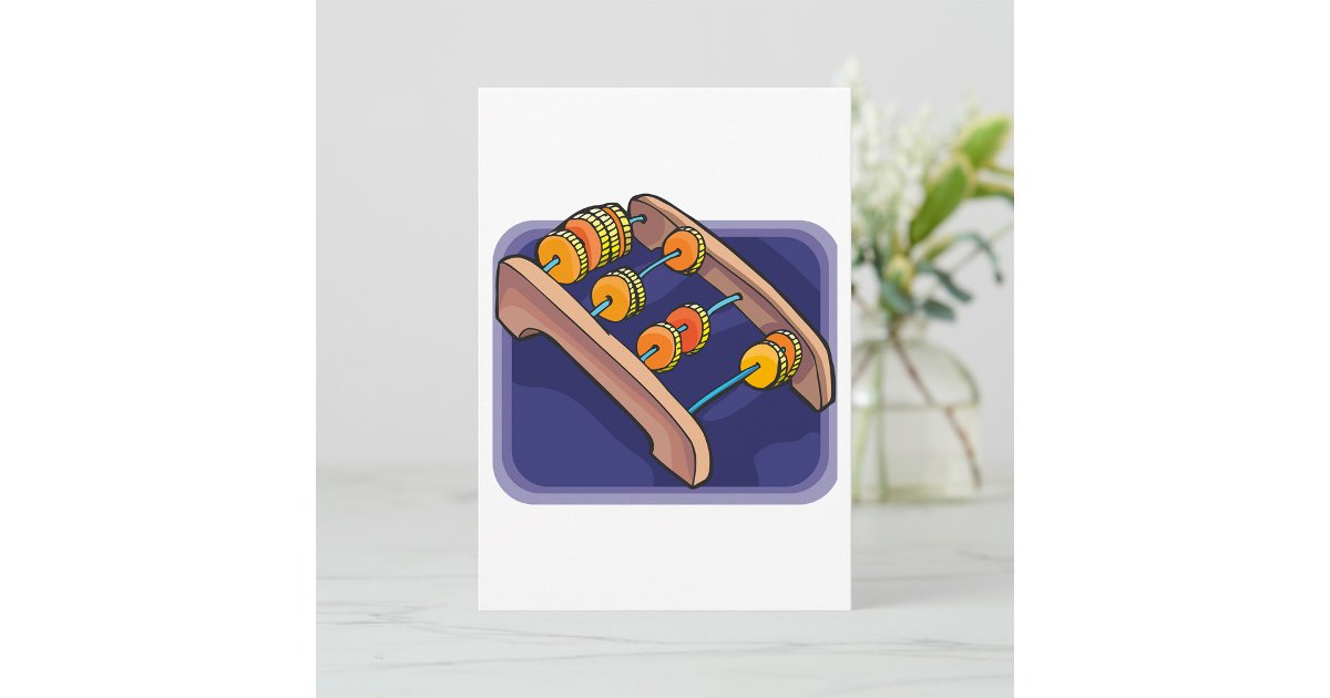 Old Abacus Invitation | Zazzle
