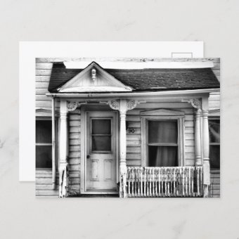 Old Abandoned House Number 90 BW Postcard | Zazzle