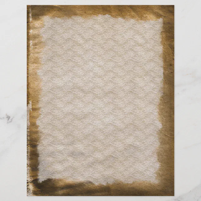 Old Antique Wrinkled Stained Letterhead | Zazzle