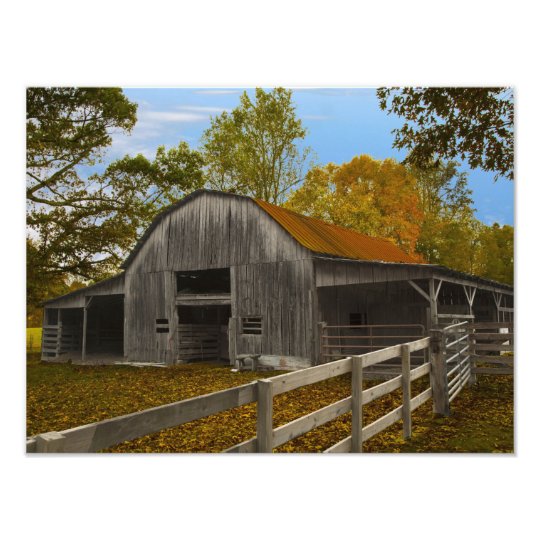 Old Barn Photo Print | Zazzle.com