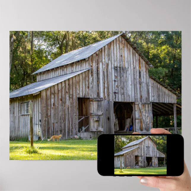 Old Barn Poster | Zazzle
