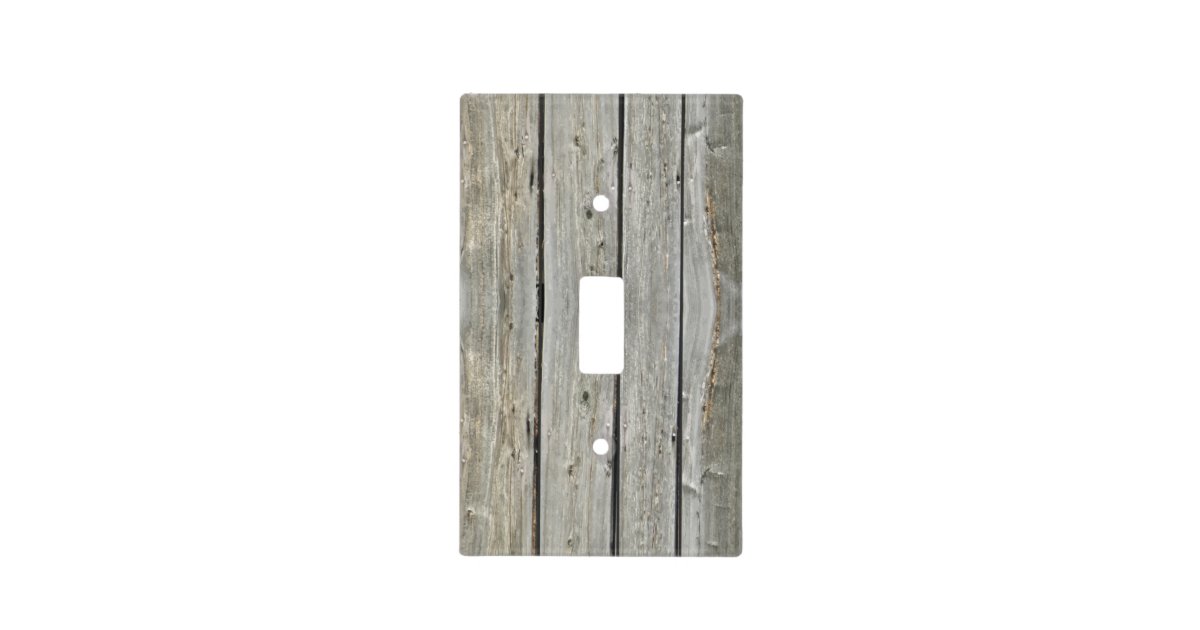 Old Barn Wood Light Switch Cover | Zazzle
