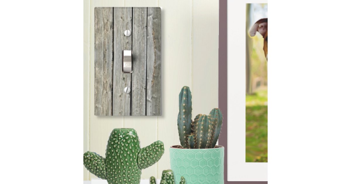 Old Barn Wood Light Switch Cover | Zazzle