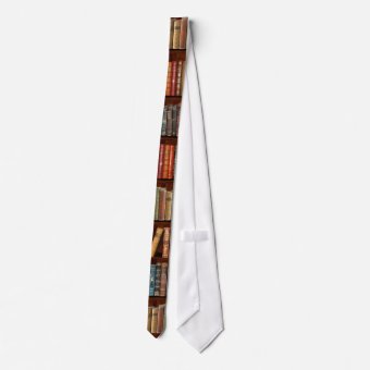 Old Books Tie | Zazzle