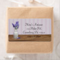 Old Bottle Of Lavender Label Business Label | Zazzle