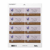 Old Bottle Of Lavender Label Business Label | Zazzle