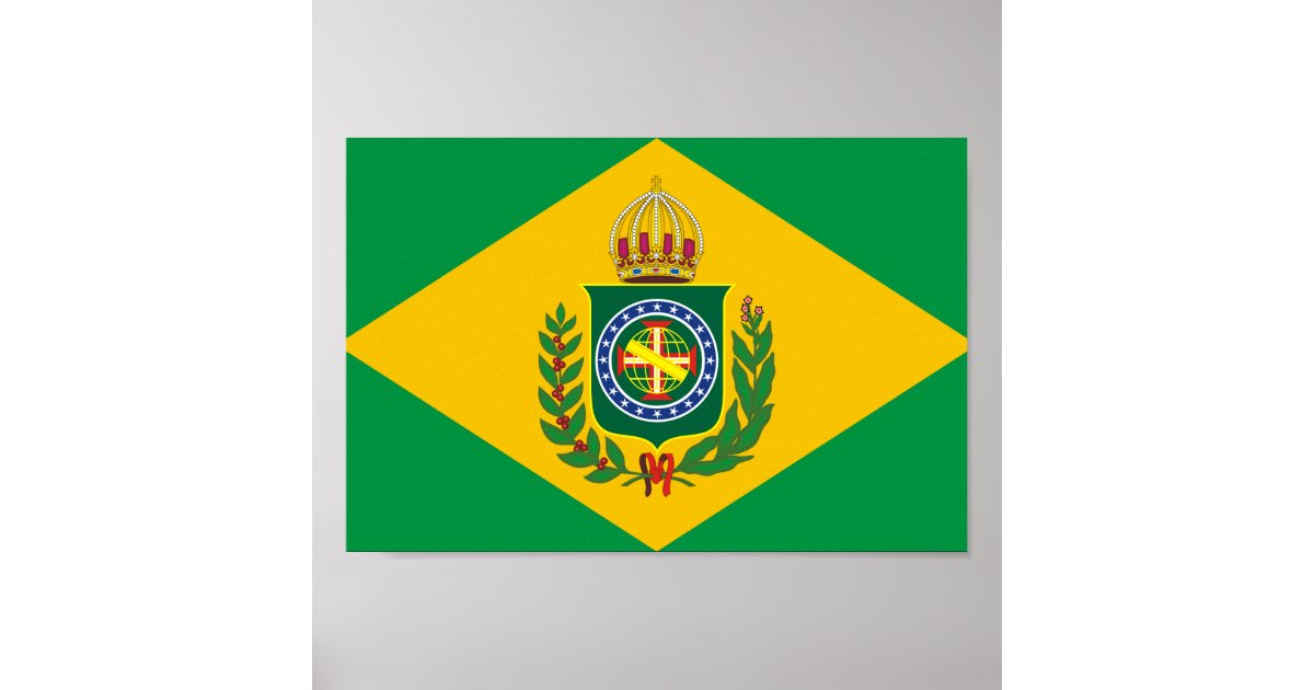 Old Brazilian flag Poster | Zazzle