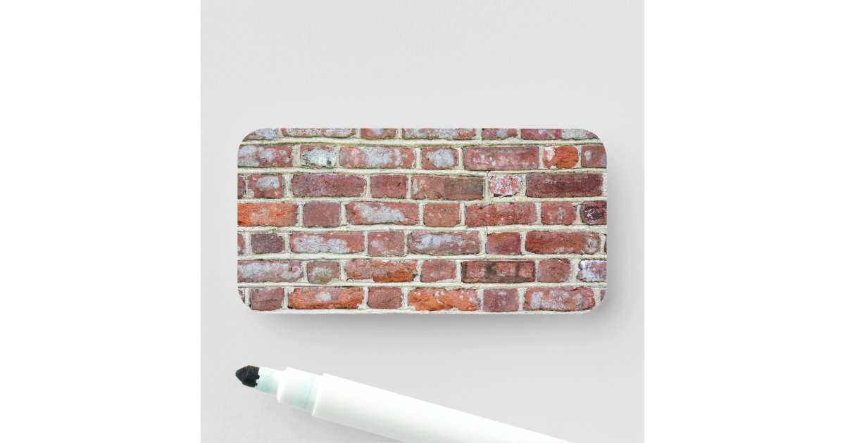 Old Brick Wall Name Tag | Zazzle