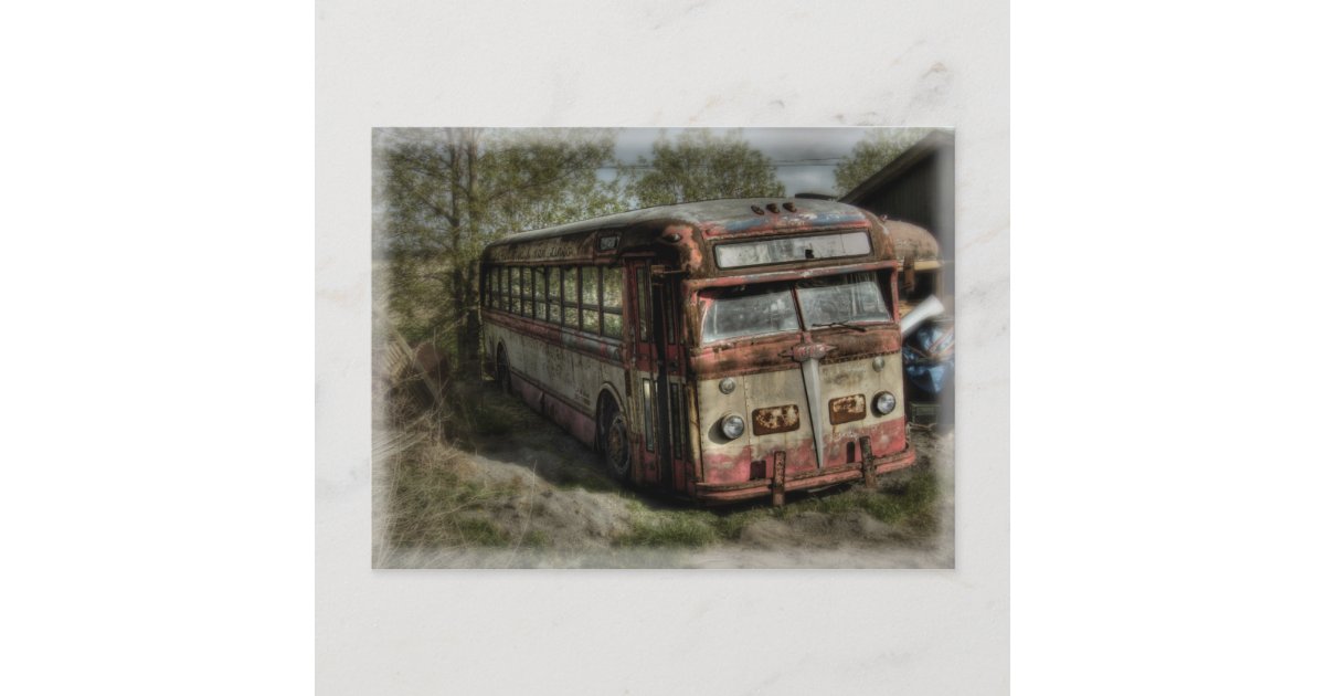 Old Bus Postcard | Zazzle