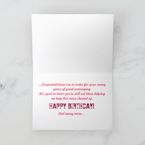 Old Buzzard Birthday Card | Zazzle