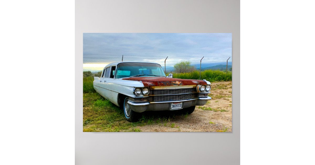 Old Cadillac Poster | Zazzle