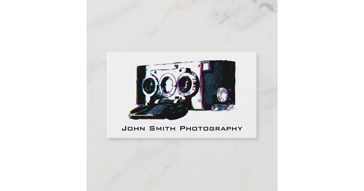 Old Camera Photography Business Card | Zazzle