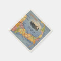 Old Cape Cod Massachusetts Map Napkins | Zazzle