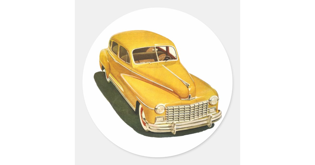 Old Car Stickers | Zazzle