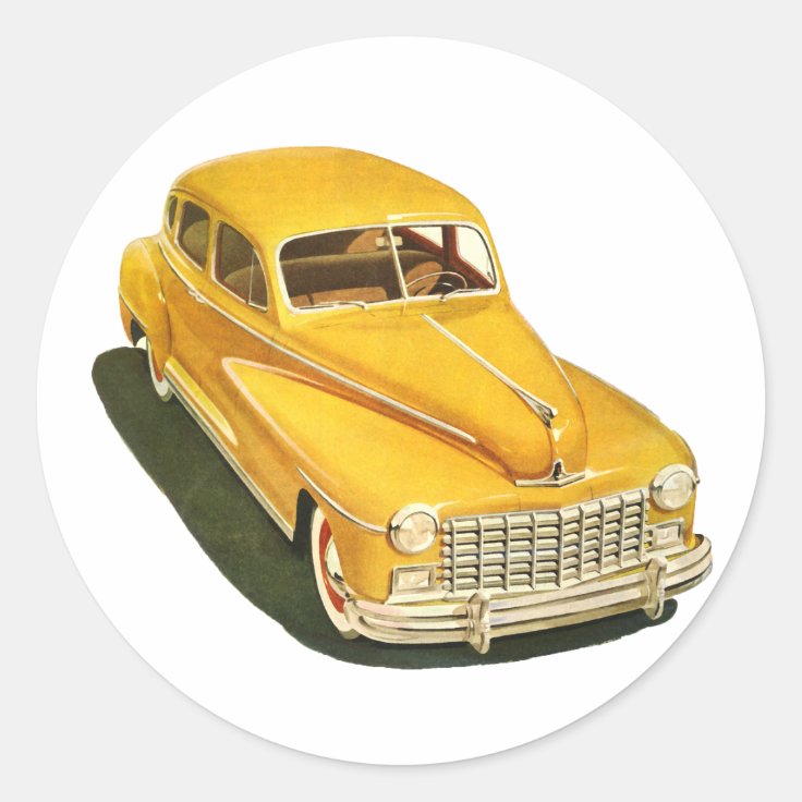 Old Car Stickers | Zazzle