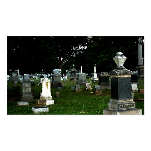 Old Cemetery Business Cards
