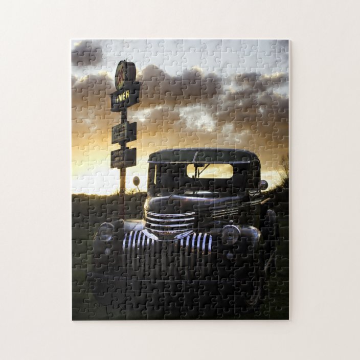 Old Chevy Truck Puzzle/Jigsaw Jigsaw Puzzle | Zazzle.com