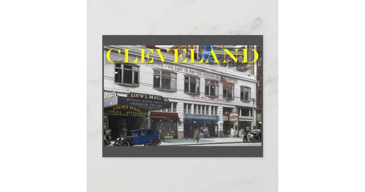 Old Cleveland Postcard | Zazzle