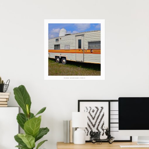 Old Coachmen - vintage camper trailer rv art photo Poster | Zazzle