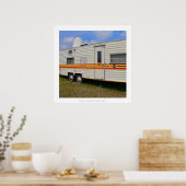 Old Coachmen - vintage camper trailer rv art photo Poster | Zazzle
