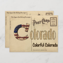 Old Colorado Postcard | Zazzle