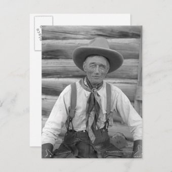 Old cowboy postcard | Zazzle