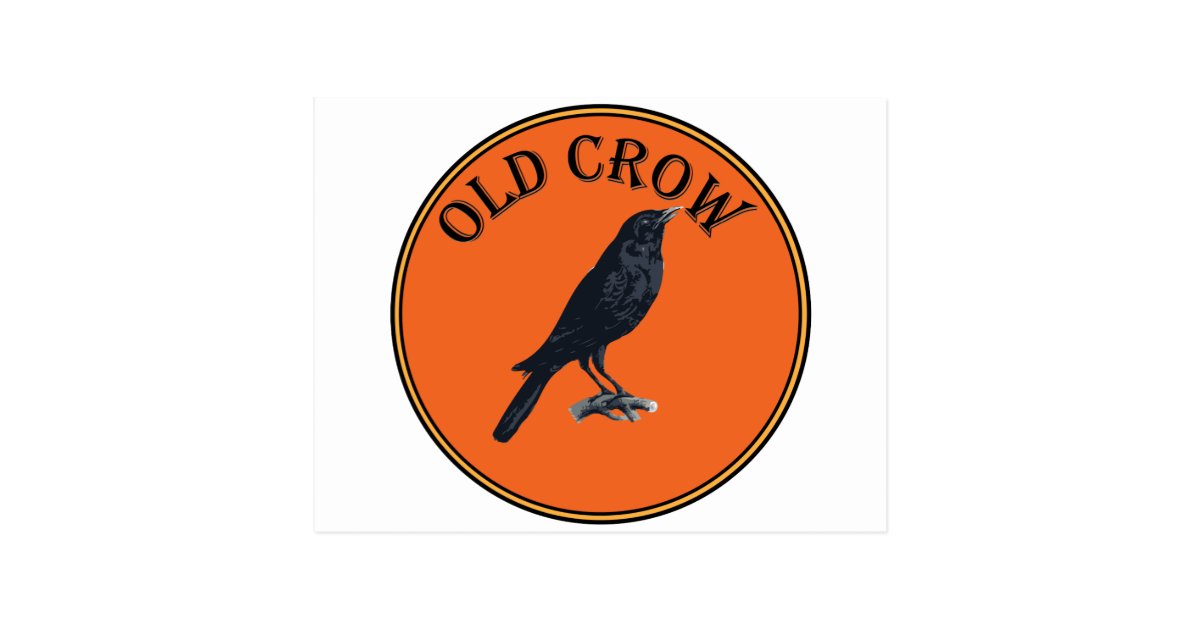 old crow postcard | Zazzle.com