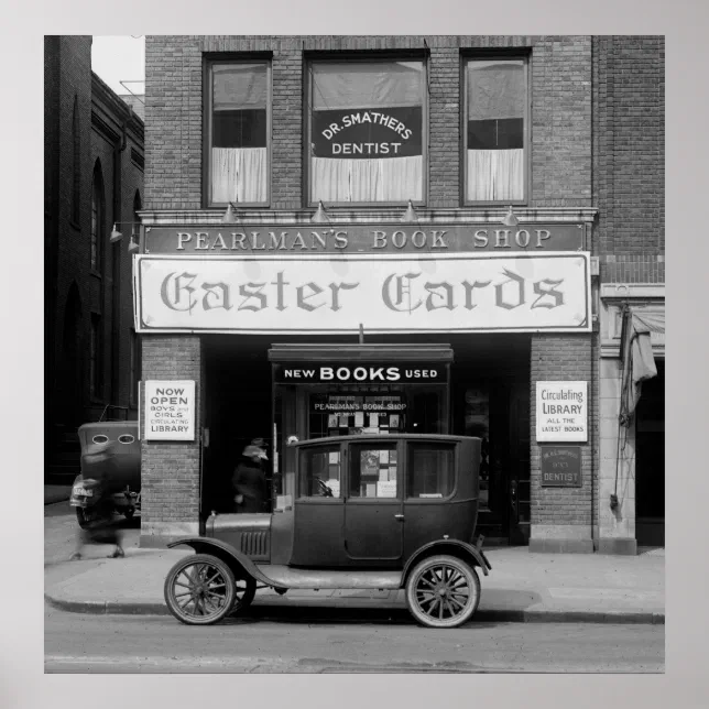 Old D.C. Book Store, 1920s Poster | Zazzle
