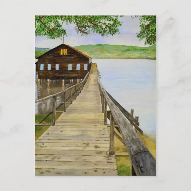 Old Dock/Point Reyes, CA - Mini Collectibles Postcard | Zazzle