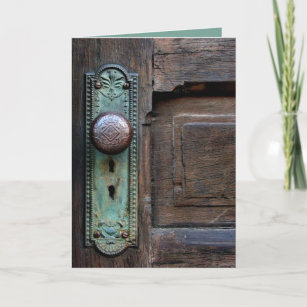 Door Knob Cards | Zazzle