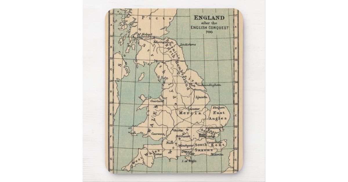 Old England Map Mouse Pad | Zazzle