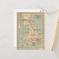 Old England Map Postcard | Zazzle