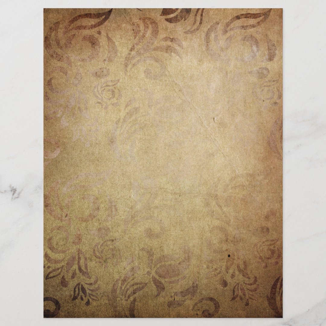 Old Faded Scrapbook Paper | Zazzle