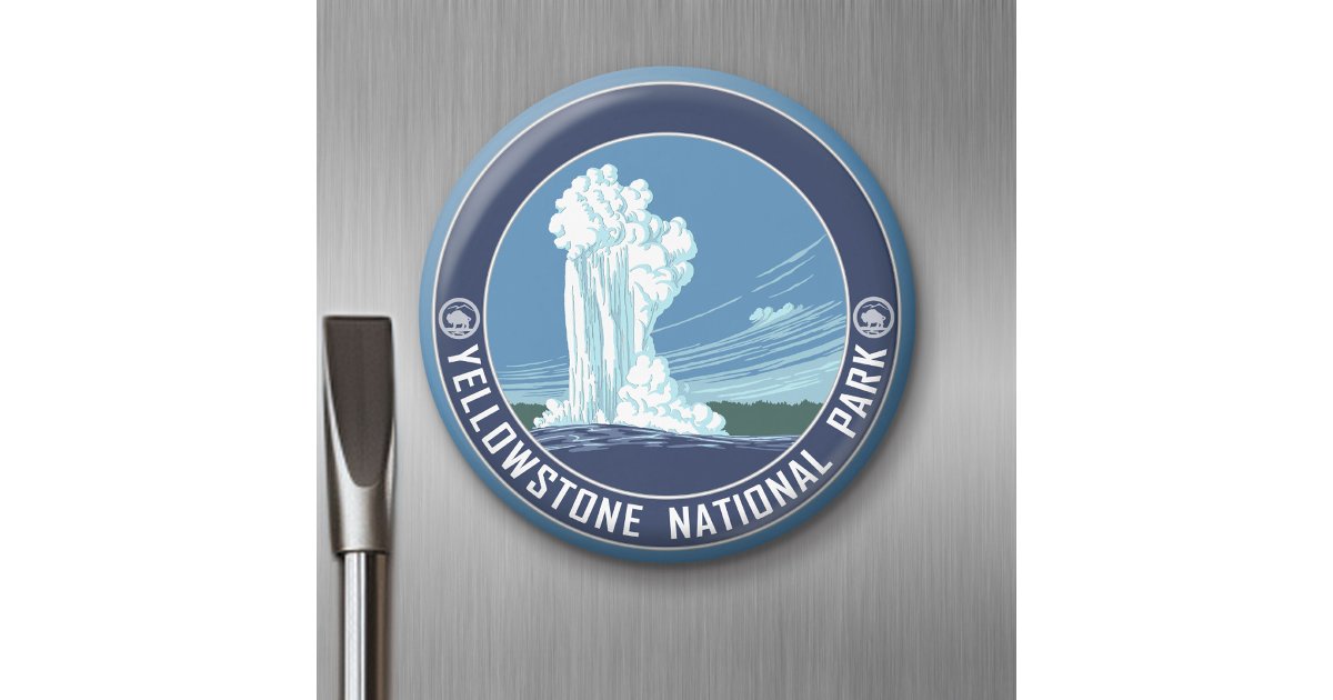 Old Faithful - Yellowstone National Park Magnet | Zazzle