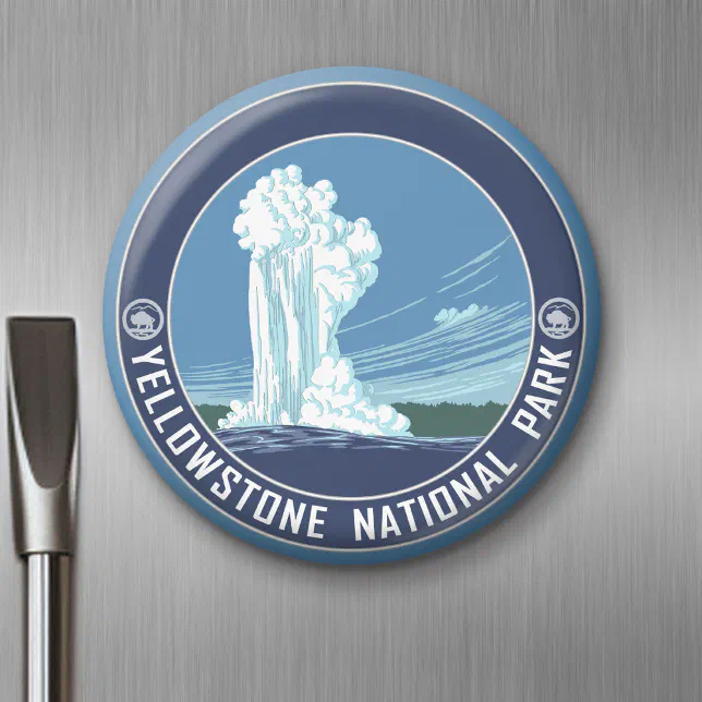 Old Faithful - Yellowstone National Park Magnet | Zazzle