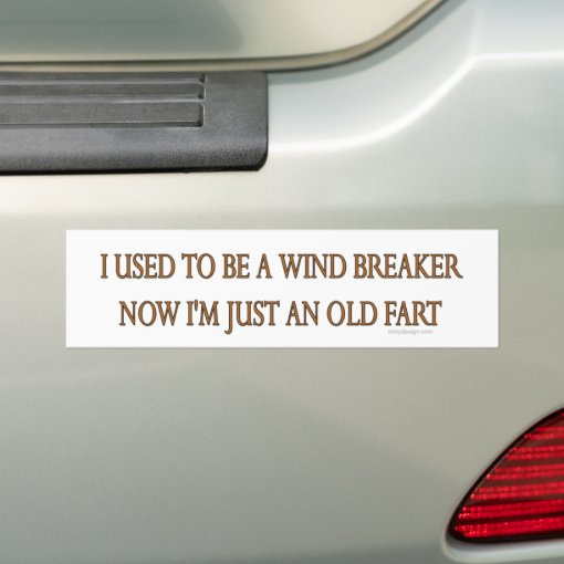 Old Fart Bumper Sticker | Zazzle