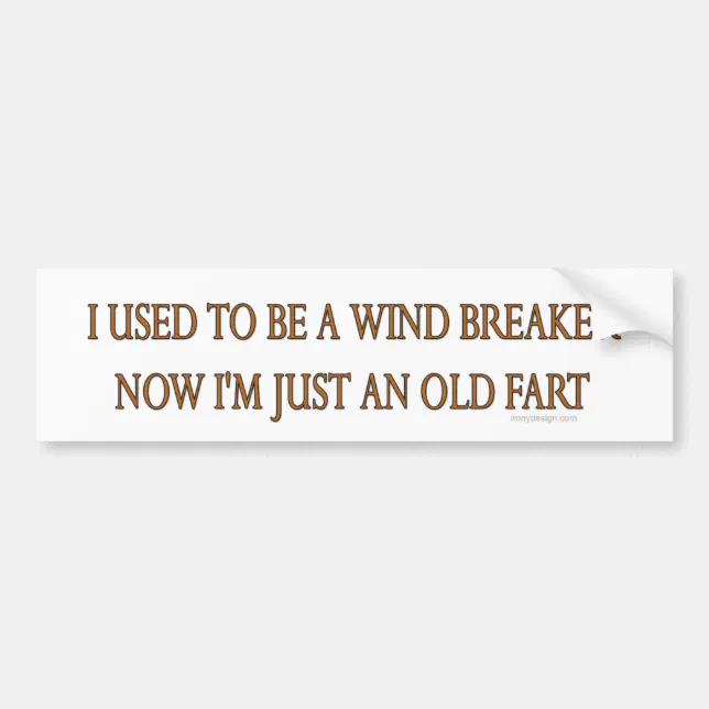 Old Fart Bumper Sticker | Zazzle